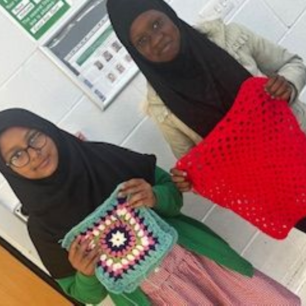 Bankside Primary School - Crochet Club!